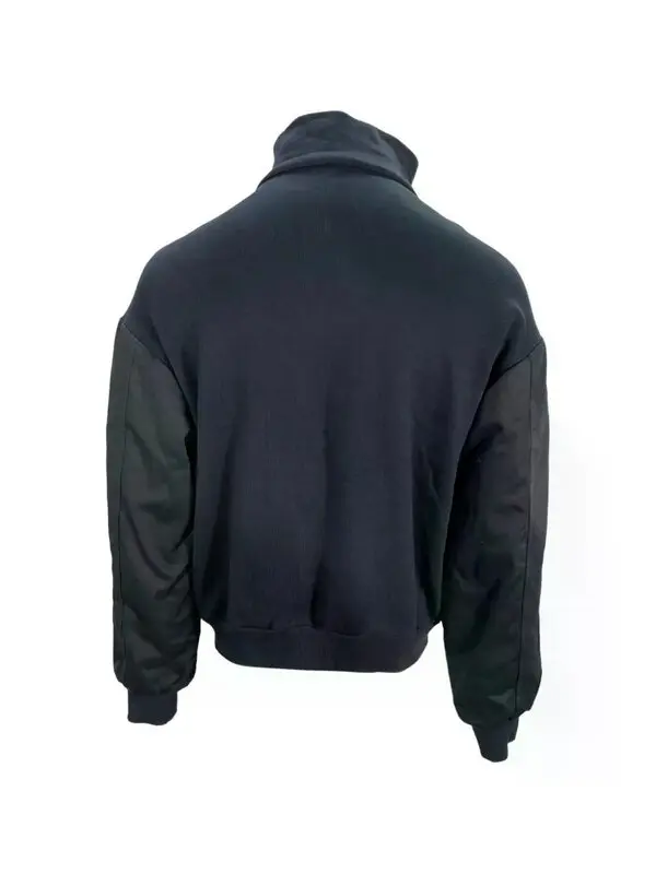 Balenciaga Embroidered Half-zipped Sweatshirt
