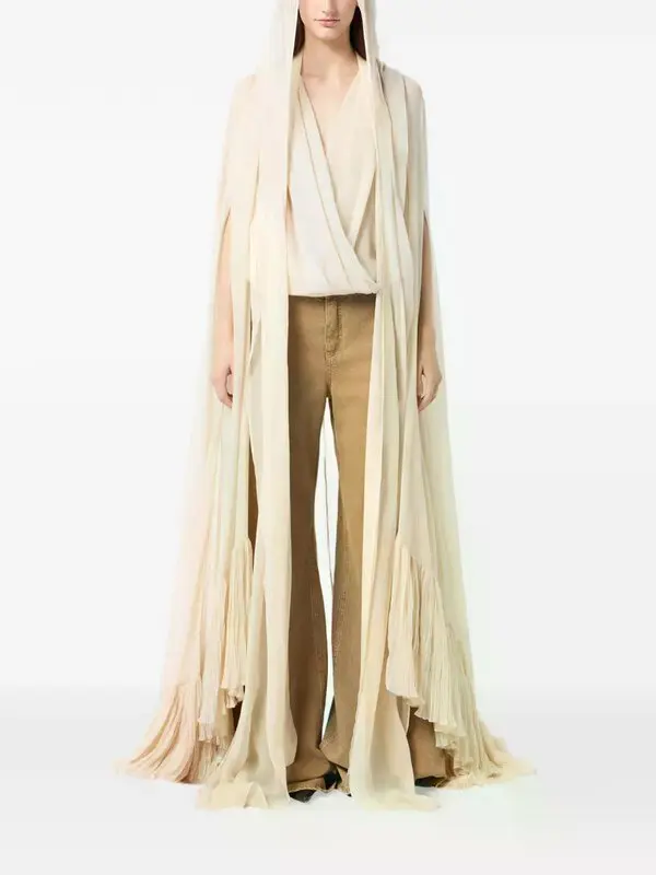 Blumarine Draped Top - Neutrals
