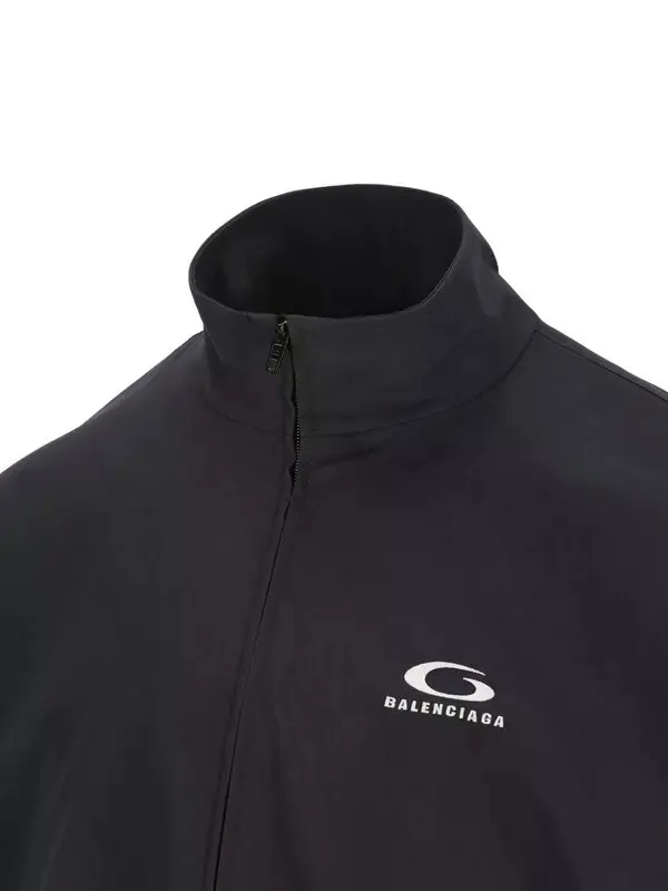 Balenciaga Logo Zip Sweatshirt