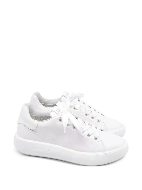 STUART WEITZMAN Leather Lace-up Sneakers