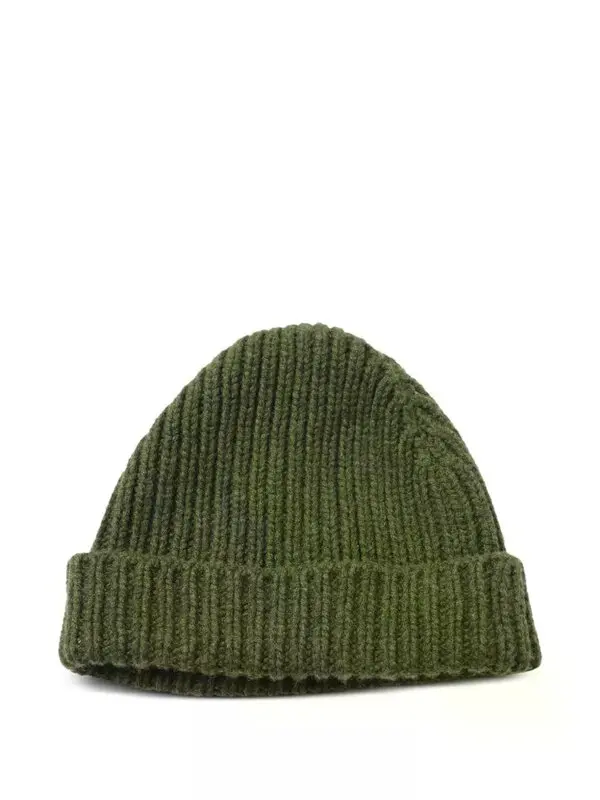 Bottega Veneta Ribbed Beanie - Green