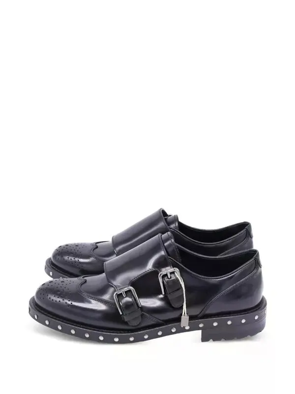 Dolce & Gabbana Studded Leather Monk Shoes