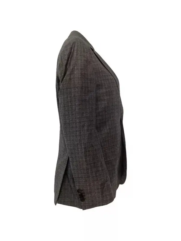 BOSS Checked Single-breasted Blazer
