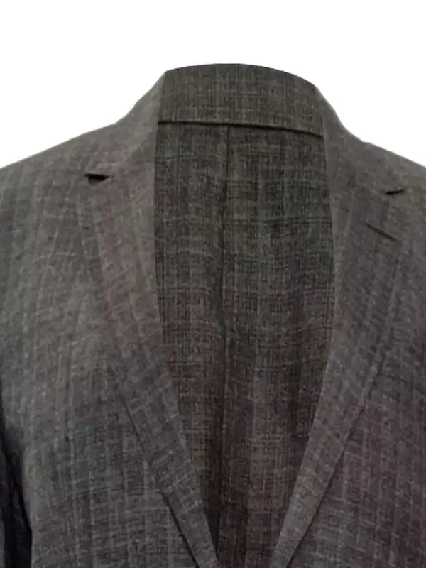 BOSS Checked Single-breasted Blazer