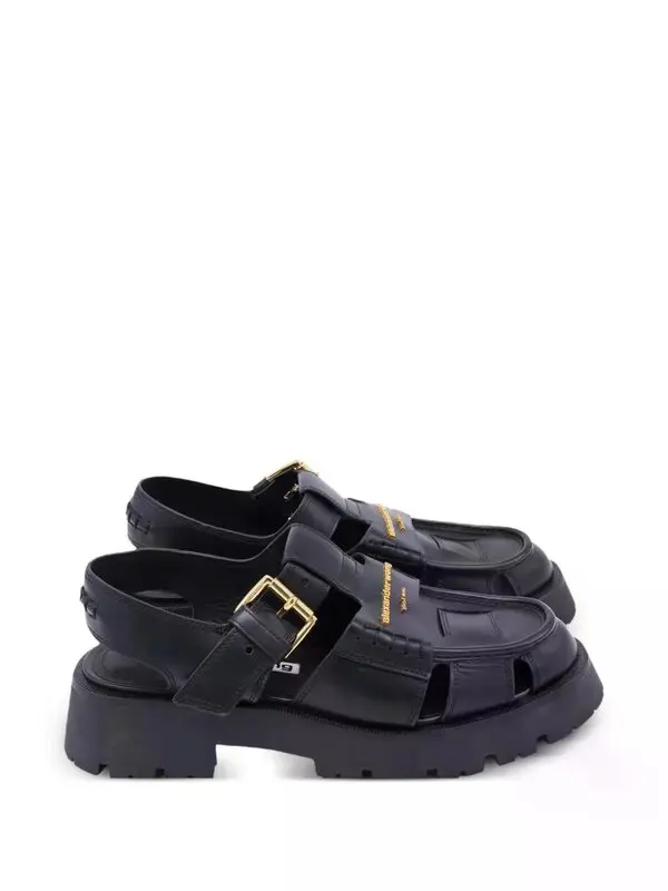 ALEXANDER WANG Carter Cage Leather Sandals