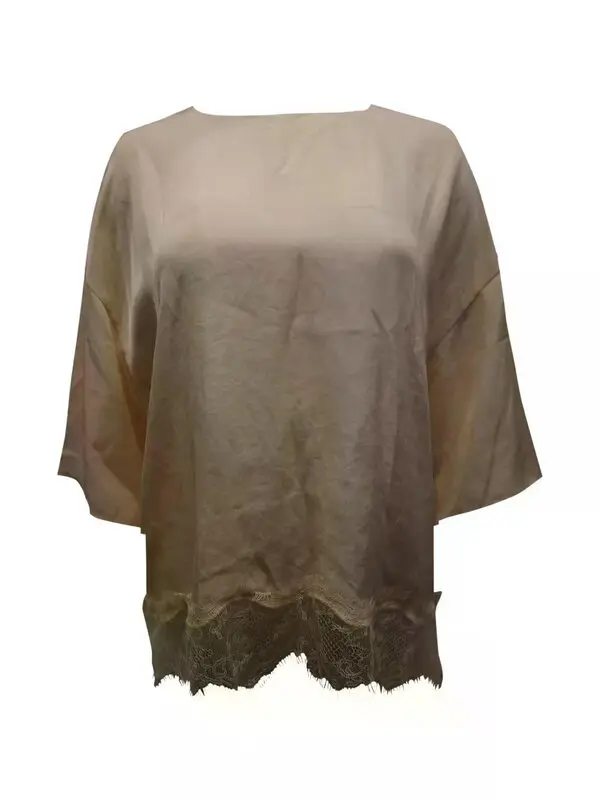 Vince Lace-trim Blouse