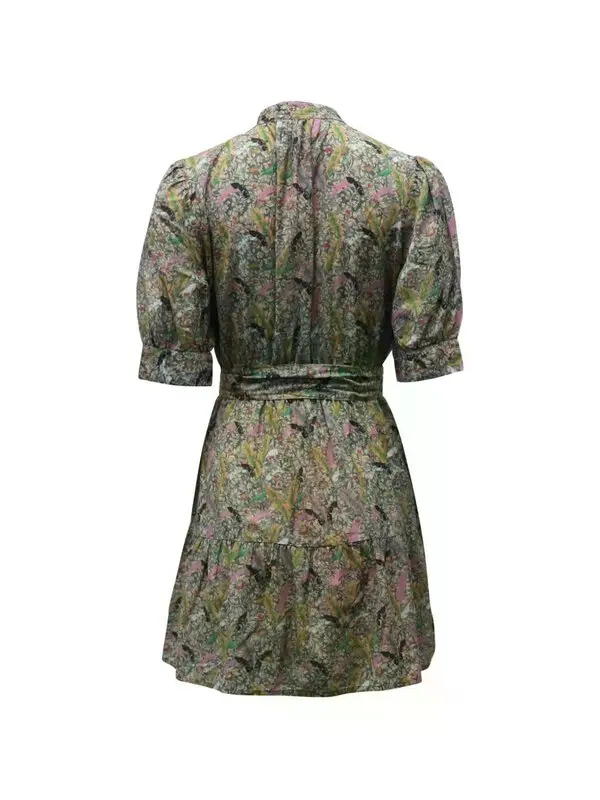Ba&sh Floral Print Tied Dress