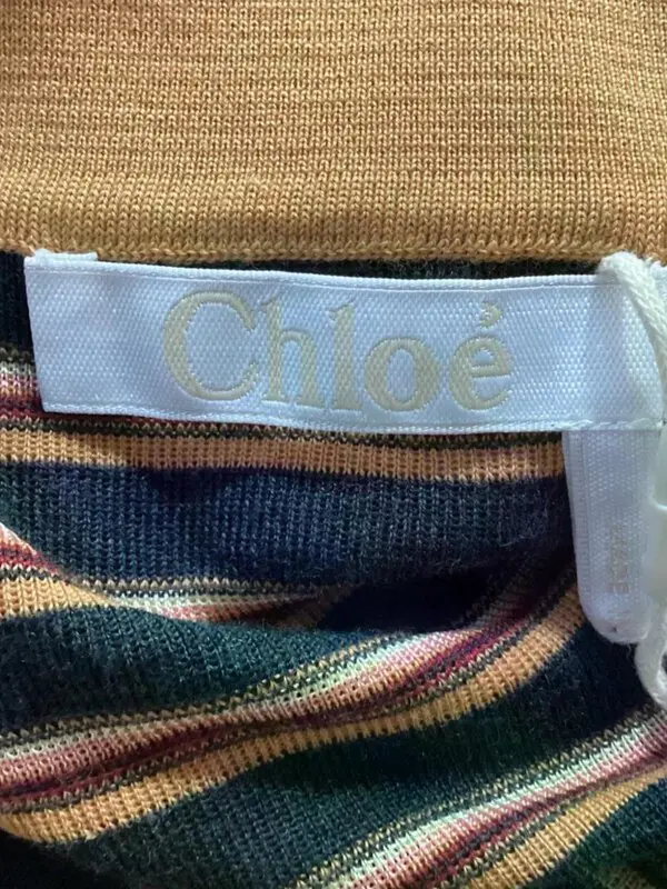 Chloé Striped Maxi Dress