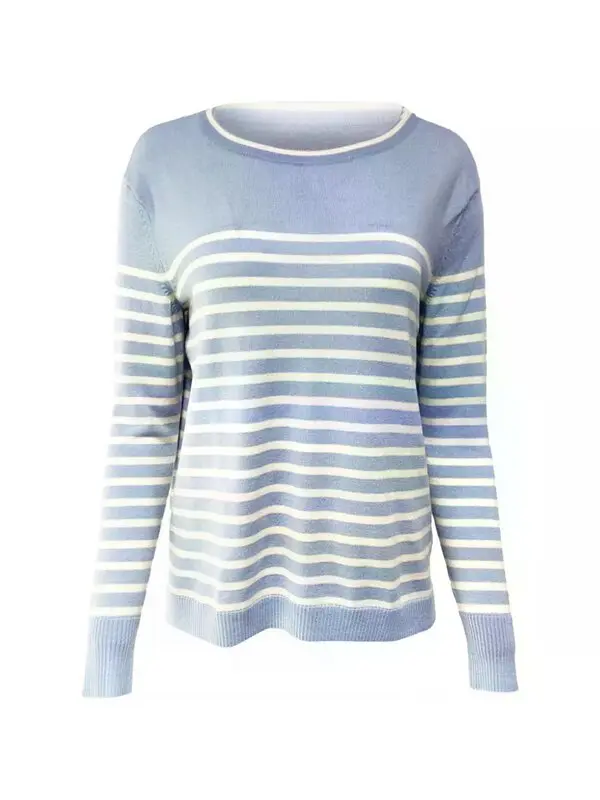 Bogner Striped Crew-neck Sweater