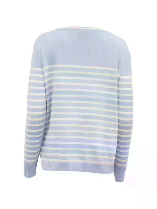Bogner Striped Crew-neck Sweater