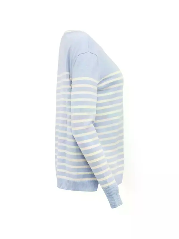 Bogner Striped Crew-neck Sweater
