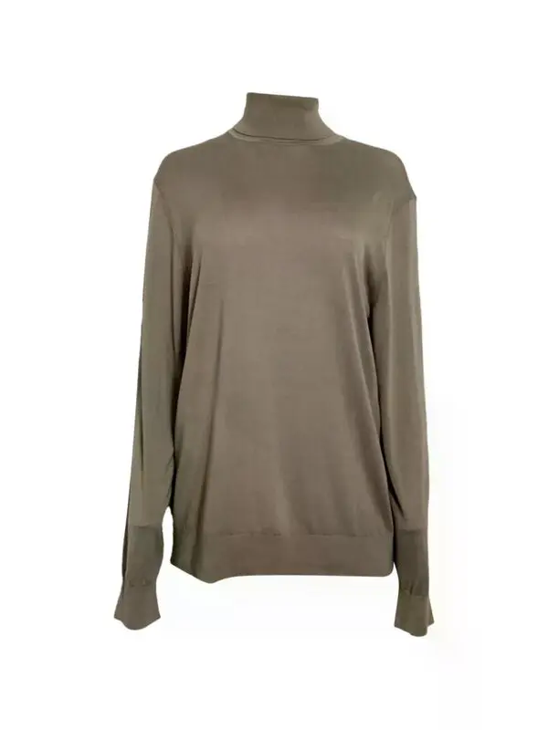 Theory Turtleneck Wool Sweater - Neutrals