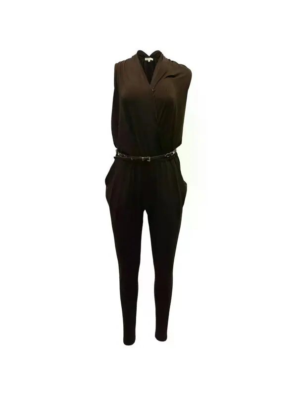 Michael Kors Belted Jumpsuit - Brown