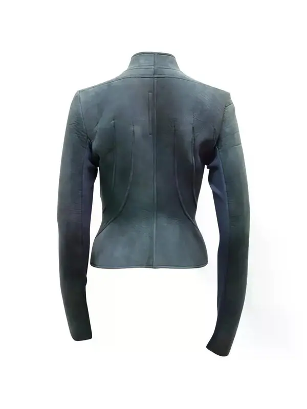 Rick Owens Campala Paneled Suede Jacket