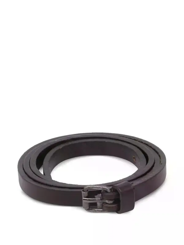 Fendi Buckled Leather Belt - Brown