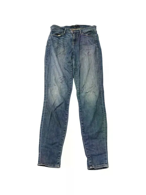 J Brand High-waisted Straight Leg Jeans