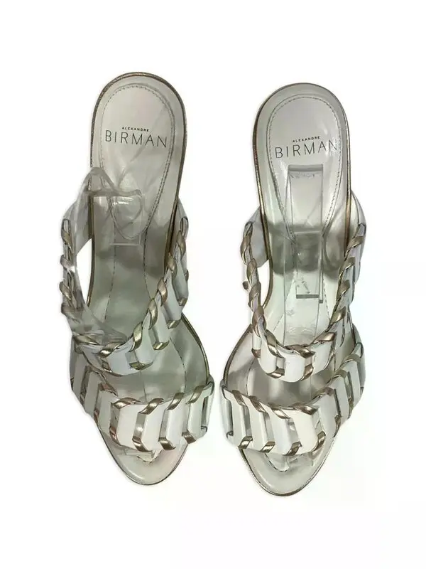 ALEXANDRE BIRMAN Cutout Leather Sandals