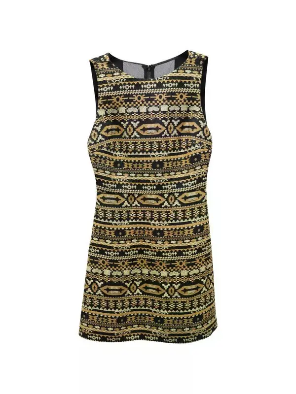 Alice + Olivia Jacquard Mini Dress