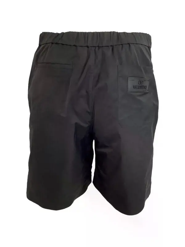 Valentino Garavani Logo-patch Bermuda Shorts