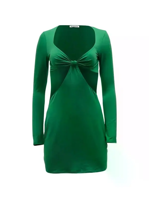 REFORMATION Cutout Knot Mini Dress