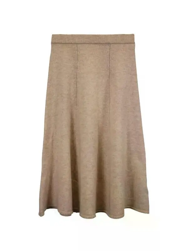 LoveShackFancy A-line Wool Skirt