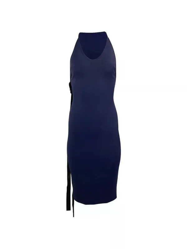 David Koma Belted Wrap Midi Dress