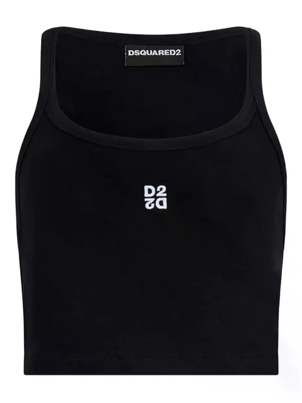 Dsquared2 Upside Down Tank Top - Black