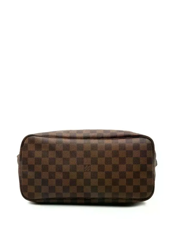 LOUIS VUITTON 2010 Damier Ebene Neverfull Mm Tote Bag - Brown