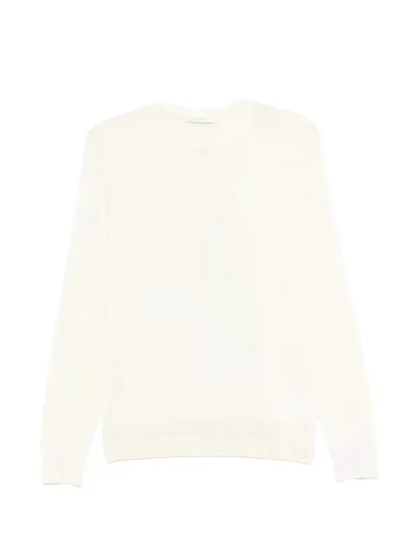 IVORY PARIS Crew-neck Long-sleeve Sweater - Neutrals