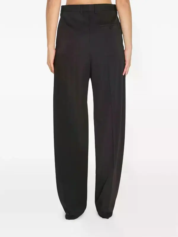 Balenciaga Pleated Trousers - Black