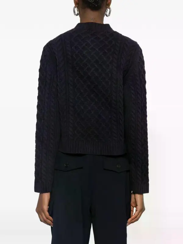 Max Mara Cable-knit Button Cardigan