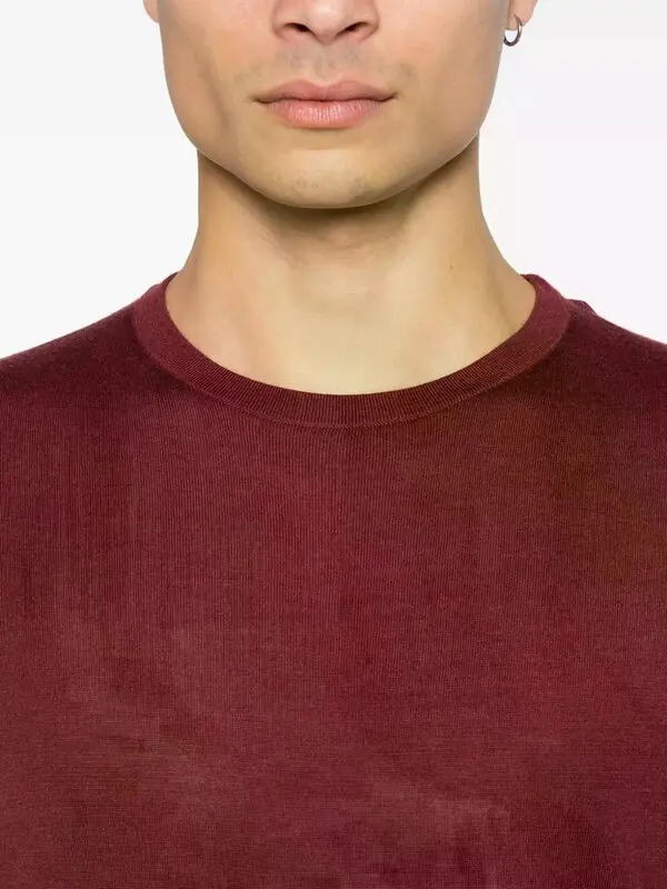 IVORY PARIS Crew-neck Sweater - Red