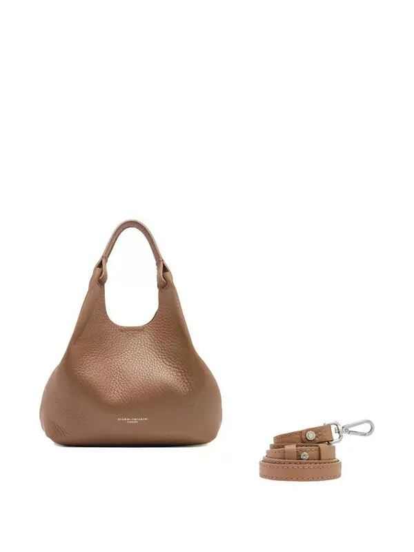 GIANNI CHIARINI Dua Leather Shoulder Bag - Brown