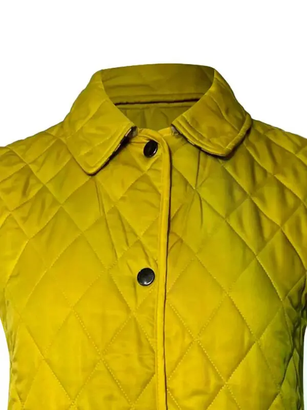 Burberry Quilted Vest With Button Closure