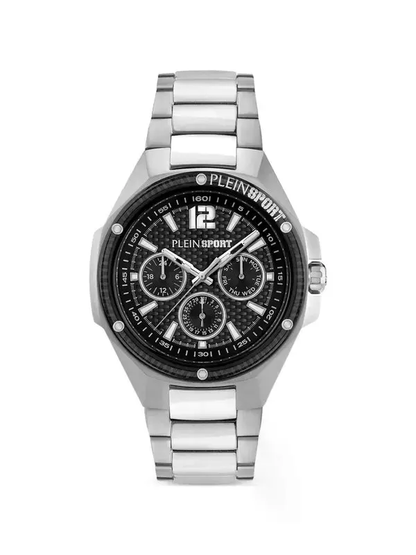 PLEIN SPORT Chronograph Bracelet Watch - Black