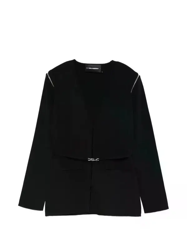 Karl Lagerfeld Transformer V-neck Cardigan