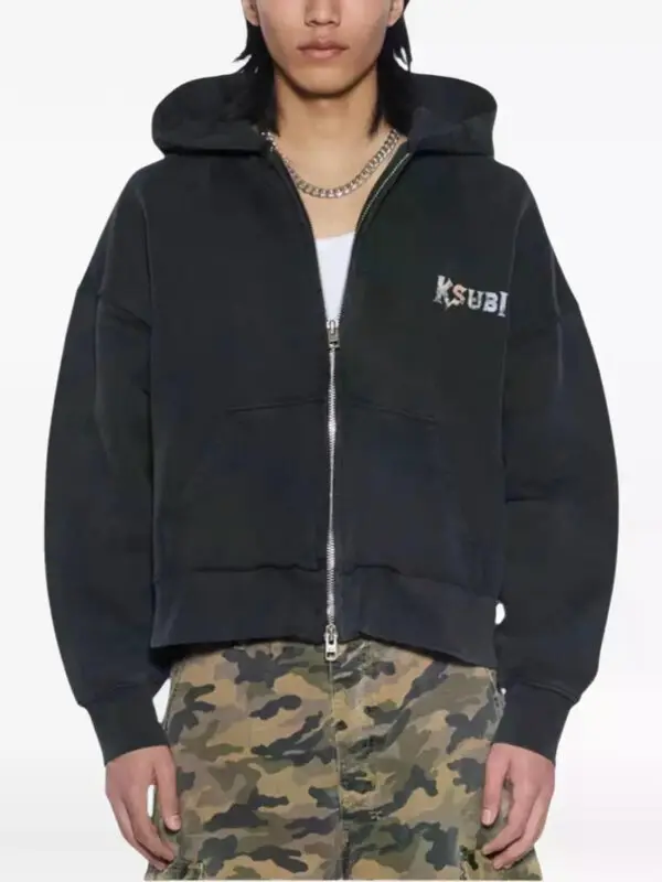 Ksubi Printed Zip Hoodie