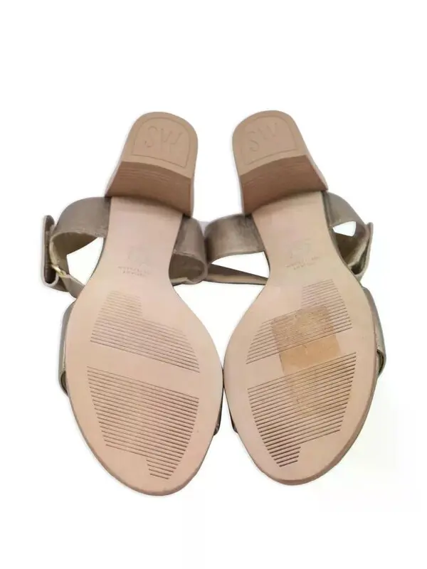 STUART WEITZMAN Ankle-strap Block-heel Sandals
