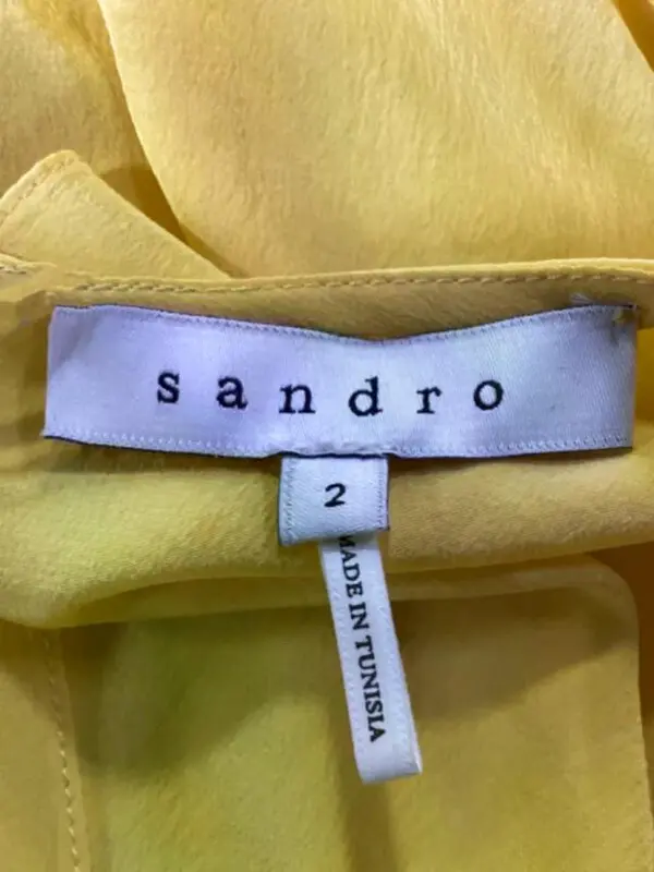 Sandro Tie-fastening Silk Blouse