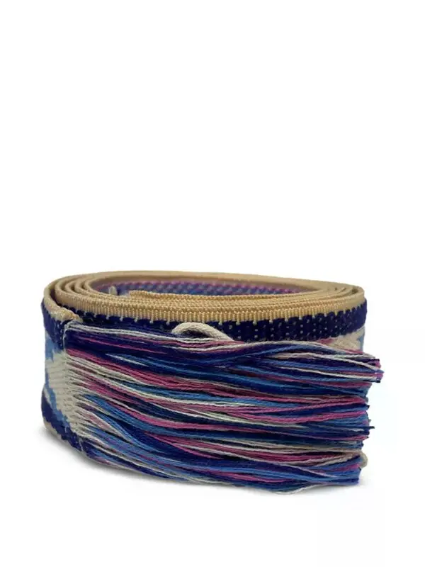 ISABEL MARANT VINTAGE Etka Woven Belt - Neutrals