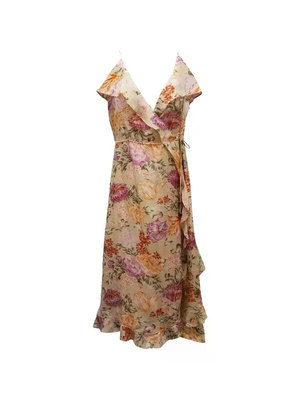 Zimmermann Wrap Floral-print Maxi Dress