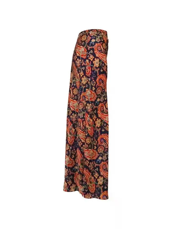 Rabanne Paisley-print Long Skirt