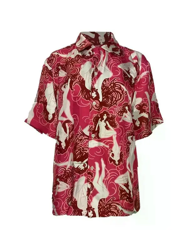 Amiri Patterned Silk Shirt