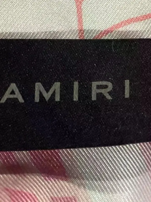 Amiri Patterned Silk Shirt