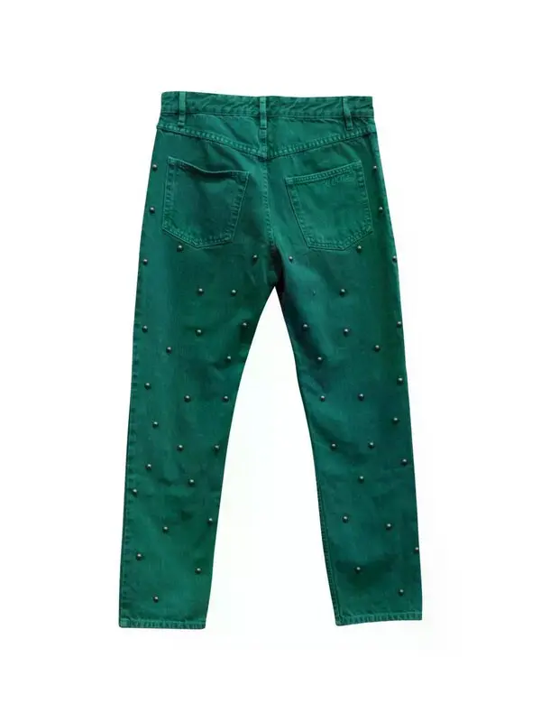 ISABEL MARANT VINTAGE 2017 Pearl-embellished Jeans