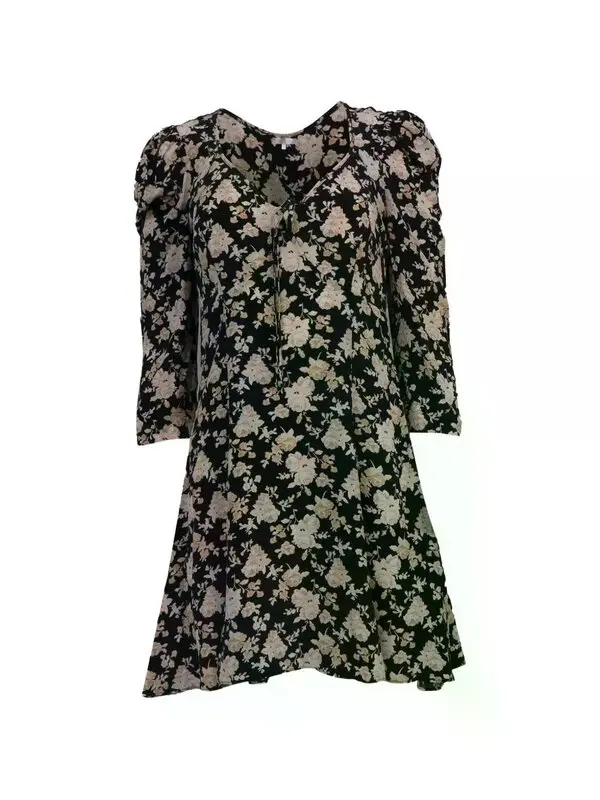 LoveShackFancy Juree Floral-print Mini Dress