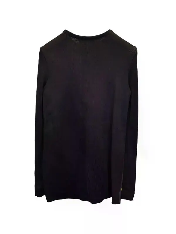 Proenza Schouler Leather Panel Long-sleeve Top