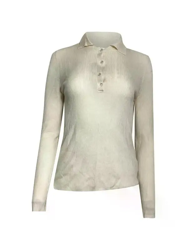 NILI LOTAN Long-sleeve Polo Top