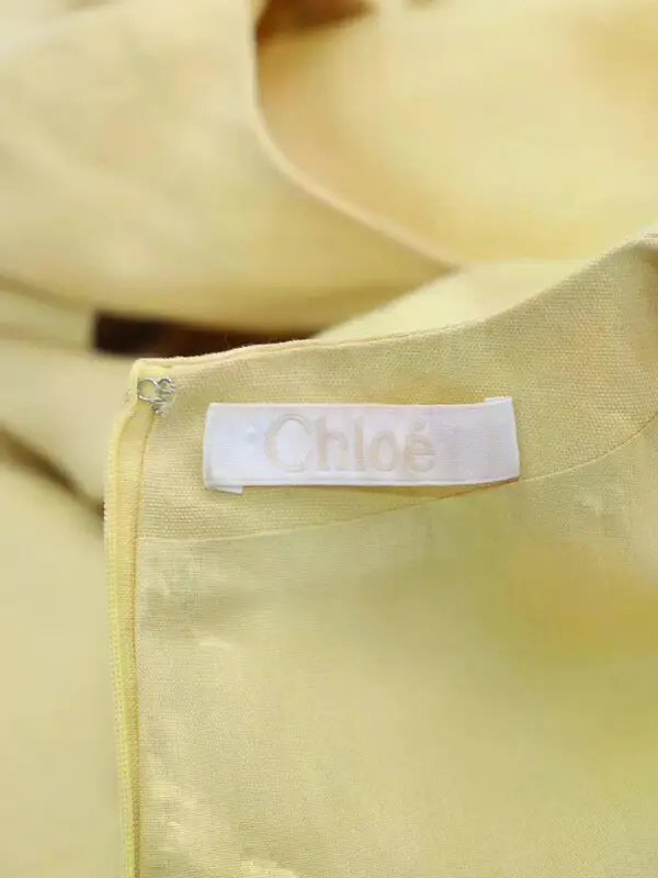 Chloé Scalloped Hem Shift Dress