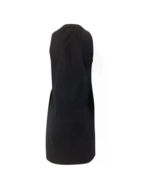 Theory Gathered Neckline Tie Dress